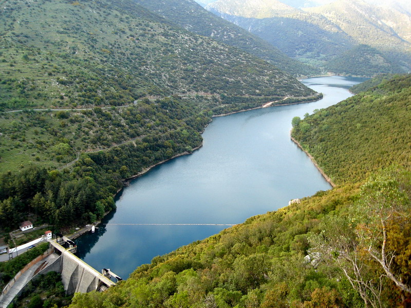 River Ladon, the Artificial Lake and its Dam | | Dodeka travel